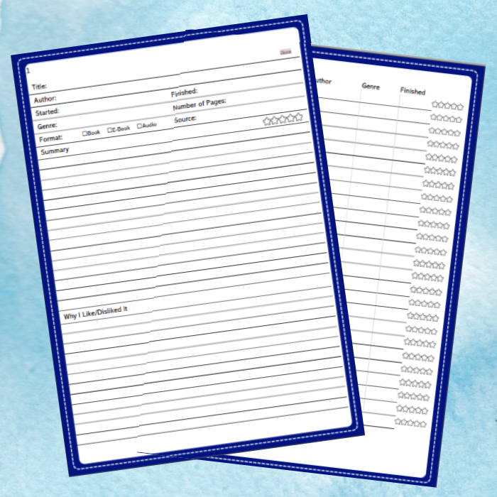 Book Journal (PDF) - Laura Earnest