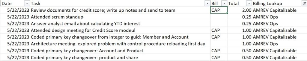 Timesheet Helper - Laura Earnest